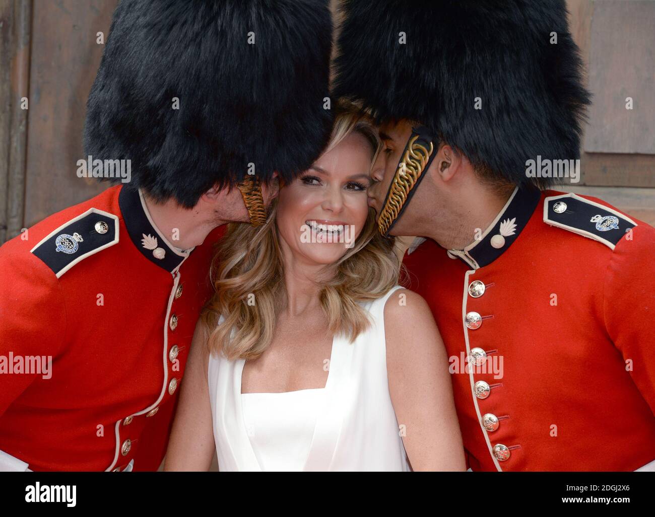 Amanda Holden arriving at the Britains Got Talent Launch, Old Street ...