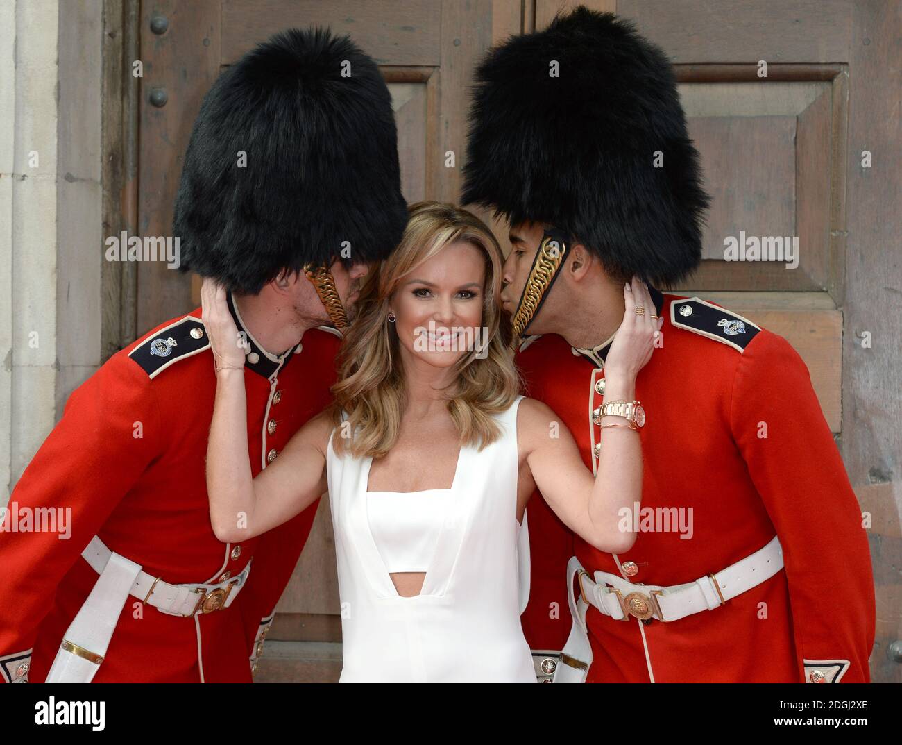 Amanda Holden arriving at the Britains Got Talent Launch, Old Street ...