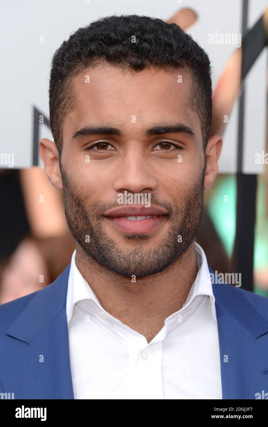 Jamahl Thompson arriving at The MTV Movie Awards 2014, the Nokia ...