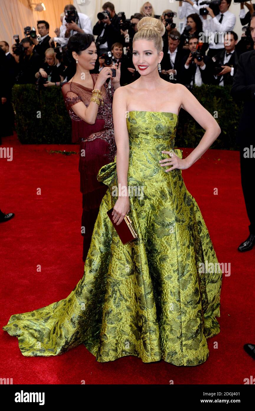 Ivanka Trump arriving at the Costume Institute Benefit Met Gala ...