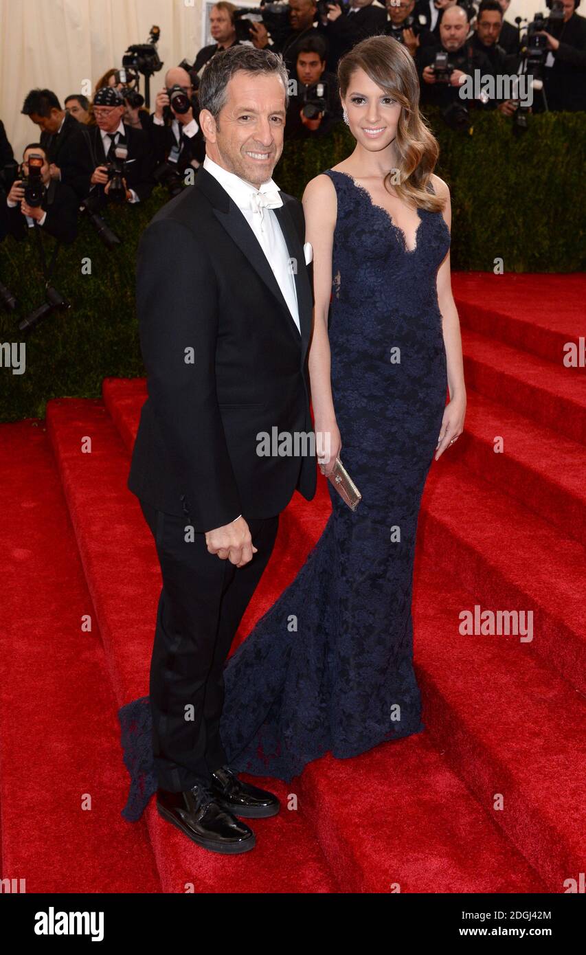 Kenneth Cole and daughter arriving at the Costume Institute Benefit Met ...