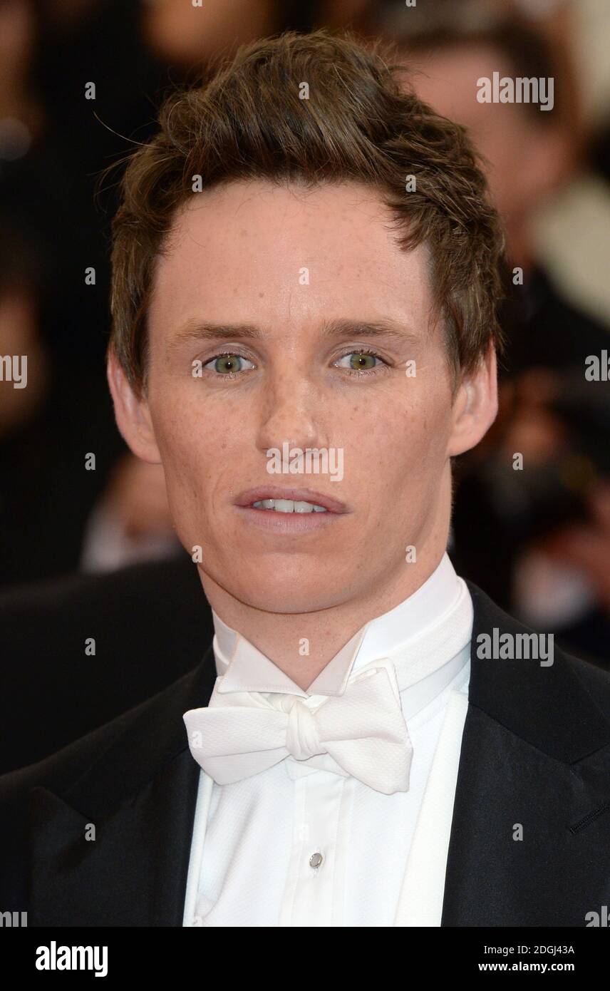 Eddie Redmayne arriving at the Costume Institute Benefit Met Gala ...