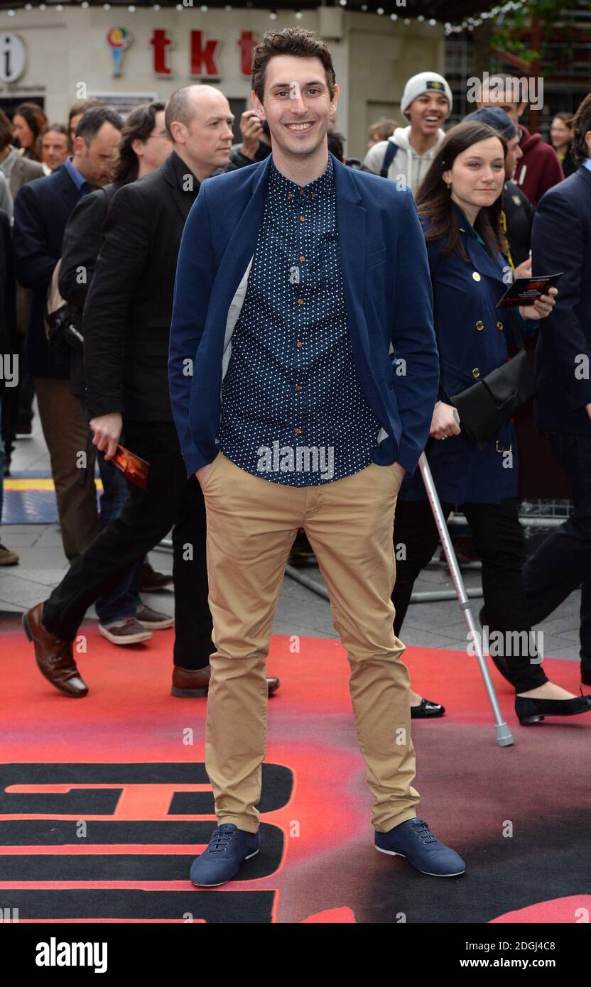 Blake Harrison arriving at the European Premiere of Godzilla, Odeon ...
