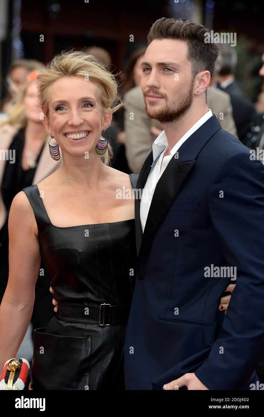Aaron Taylor Johnson and Sam Taylor Wood arriving at the European ...