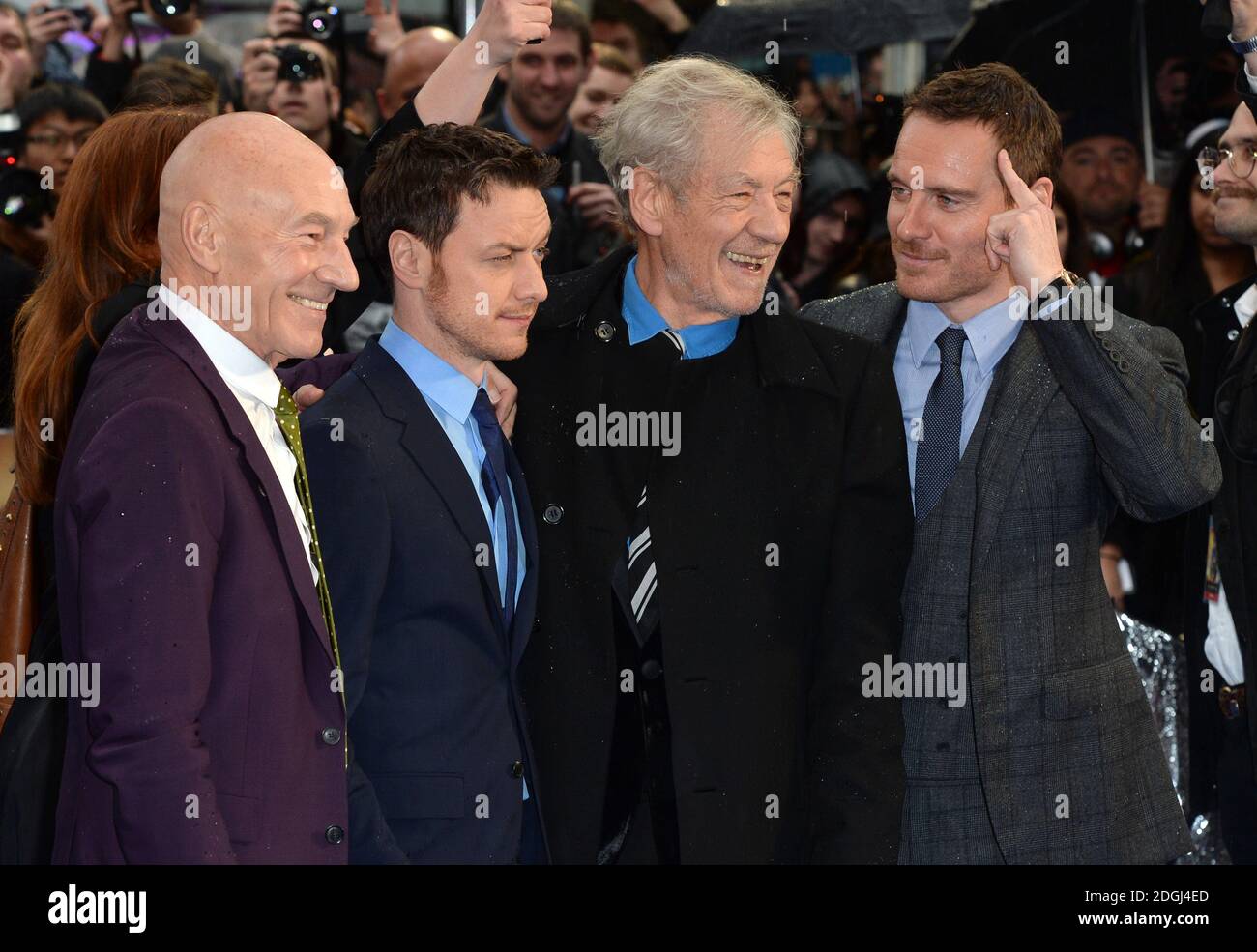 Patrick stewart and james mcavoy hi-res stock photography and images ...