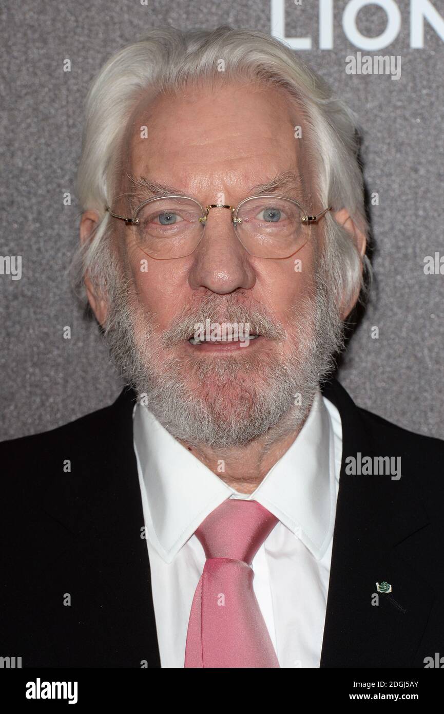 Donald Sutherland attending The Hunger Games: Mockingjay Part I Party ...