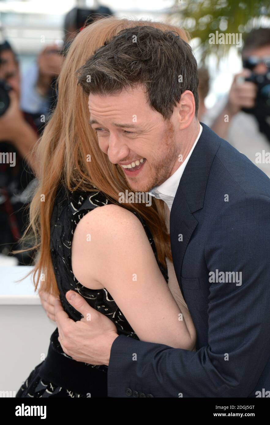 Jessica Chastain and James McAvoy attending the The Disappearance of ...