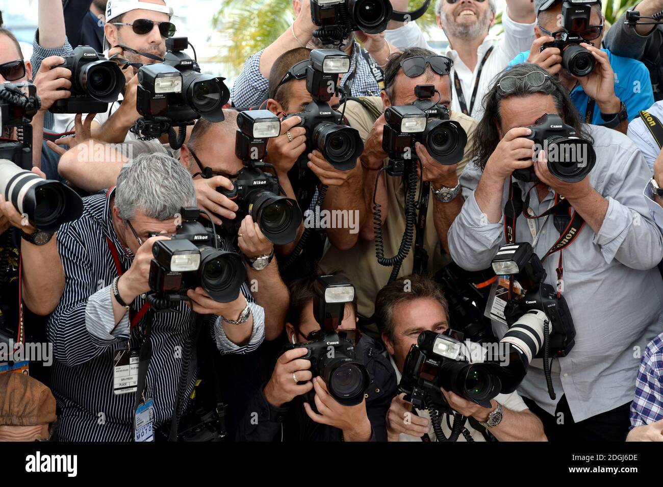 Photographers at a photocall, Palais Du Festival, part of the 67th ...