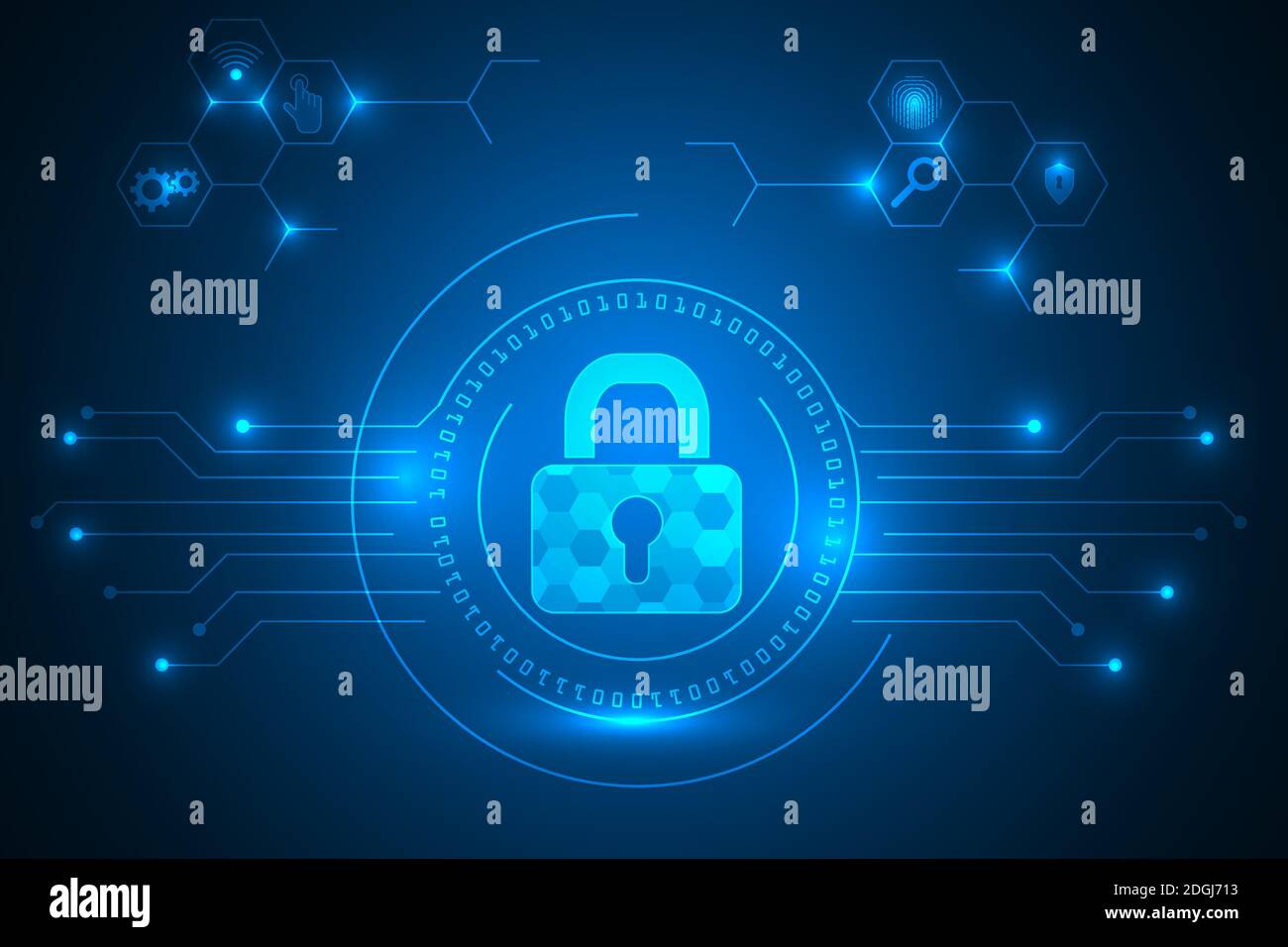 Communication in cyberspace safety Stock Vector Images - Alamy