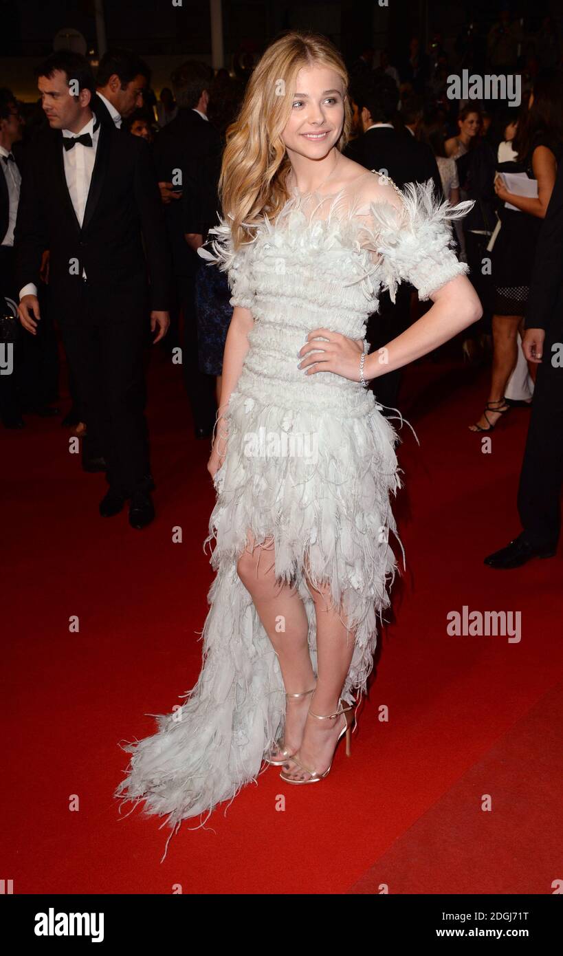 Chloe Grace Moretz attending the premiere for Sils Maria at the Palais ...