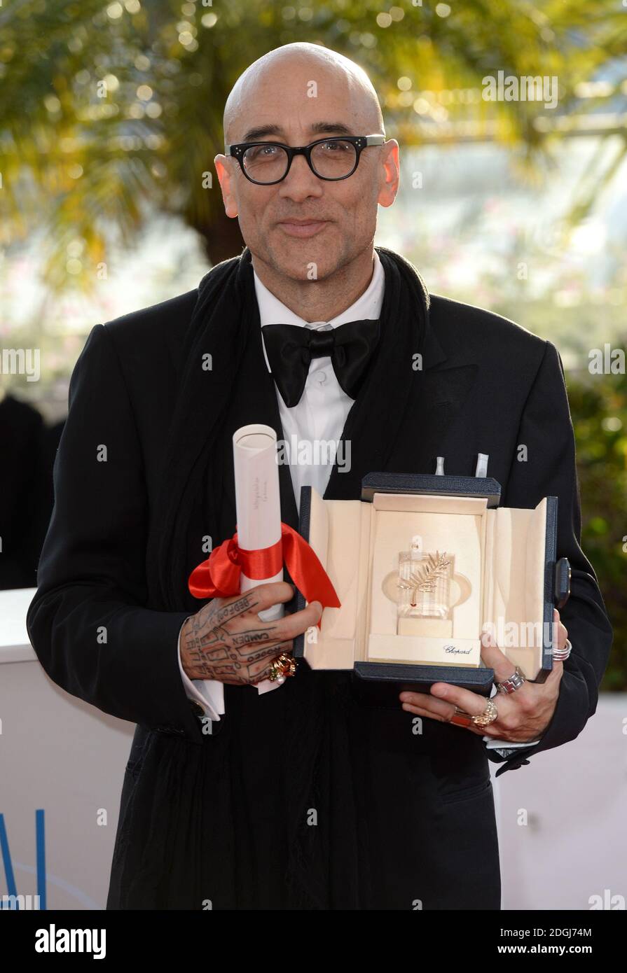 Screenwriter Bruce Wagner at the Palme D'Or Ceremony, the Palais du ...