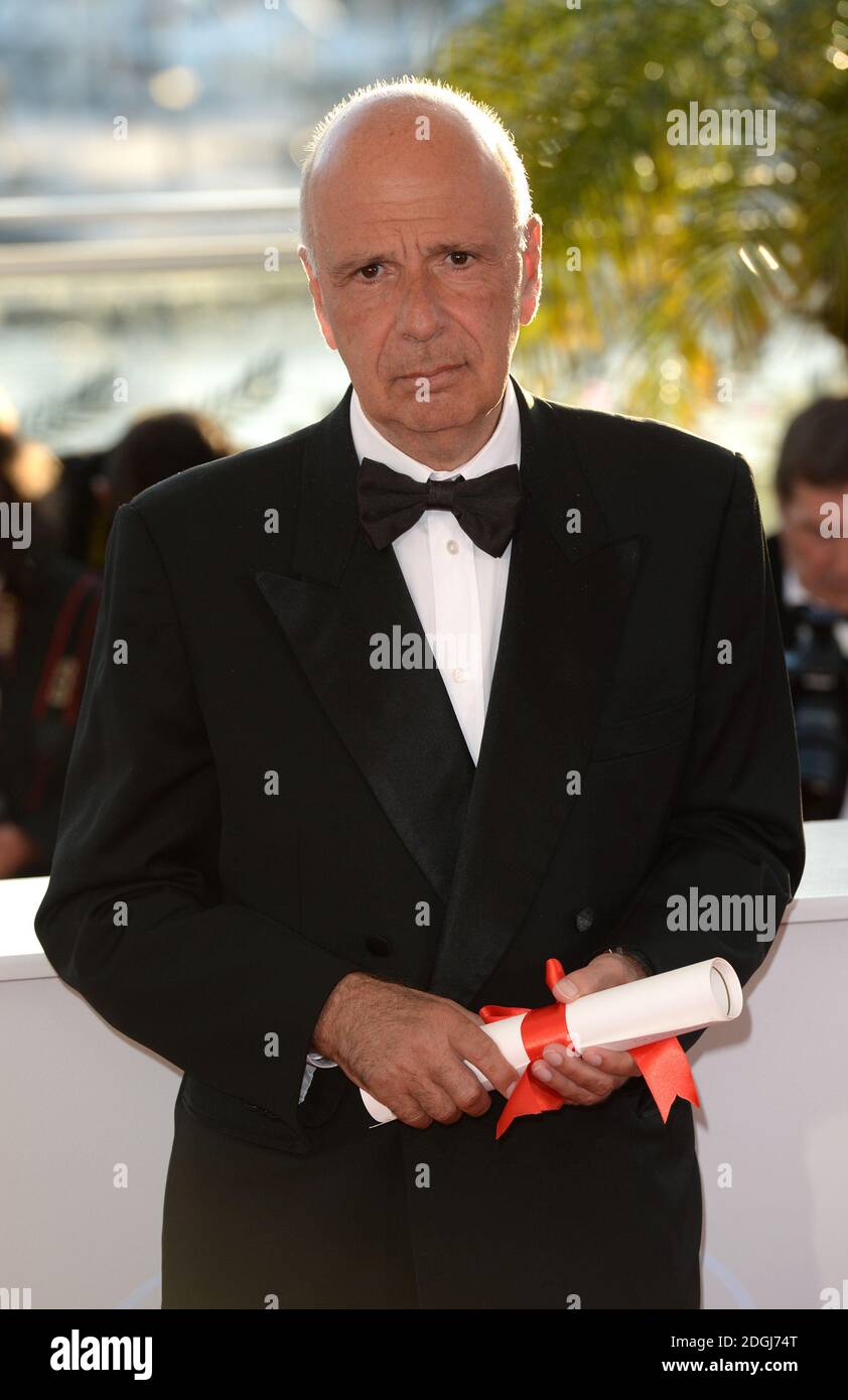 Alain Sarde at the Palme D'Or Ceremony, the Palais du Festival, part of ...