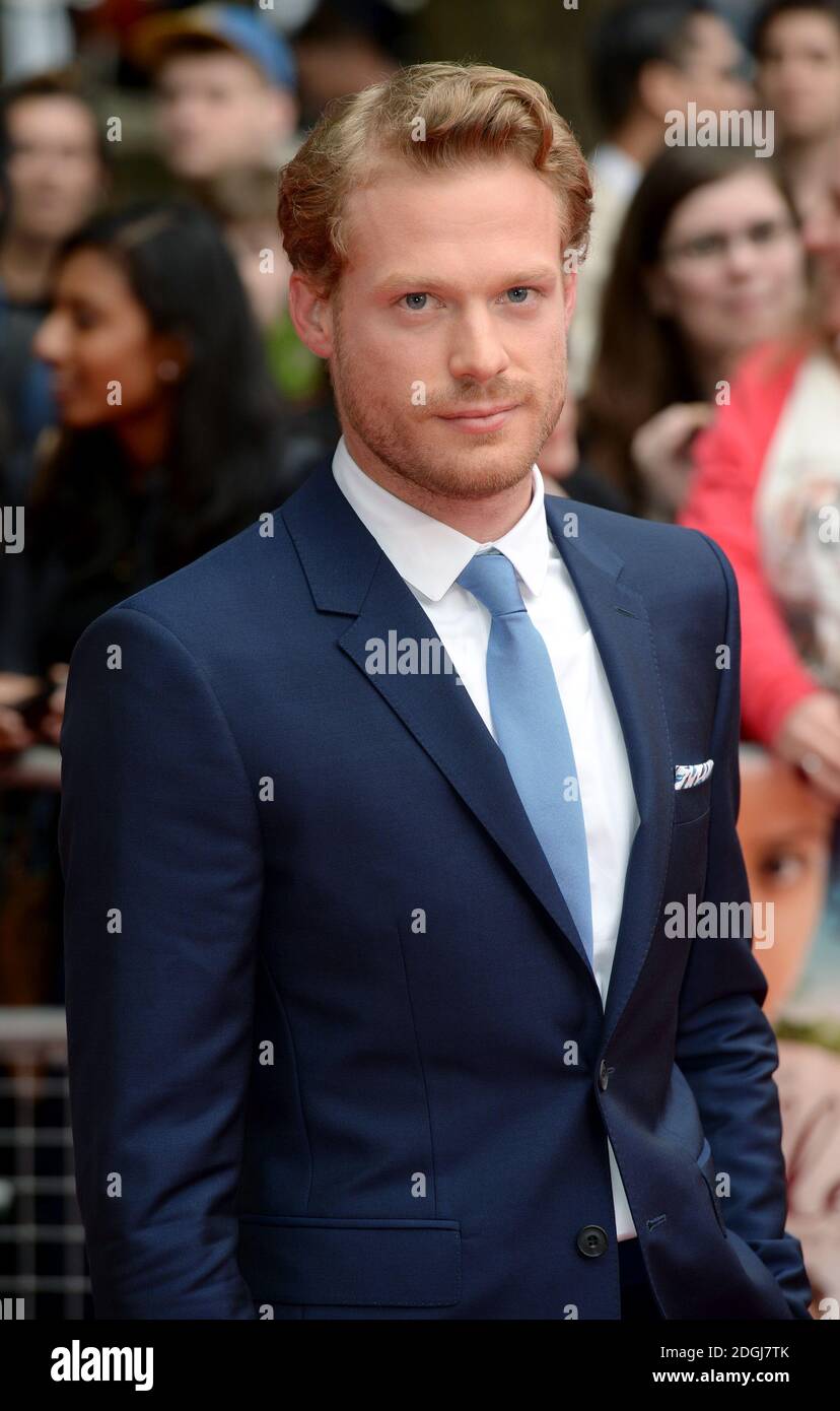 Sam Reid arriving at the Belle Premiere, BFI Southbank, London Stock ...