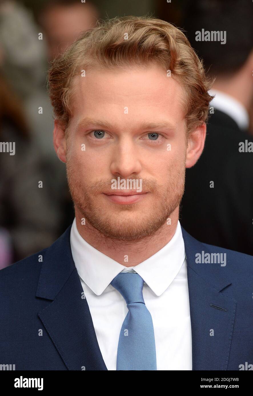 Sam Reid arriving at the Belle Premiere, BFI Southbank, London Stock ...