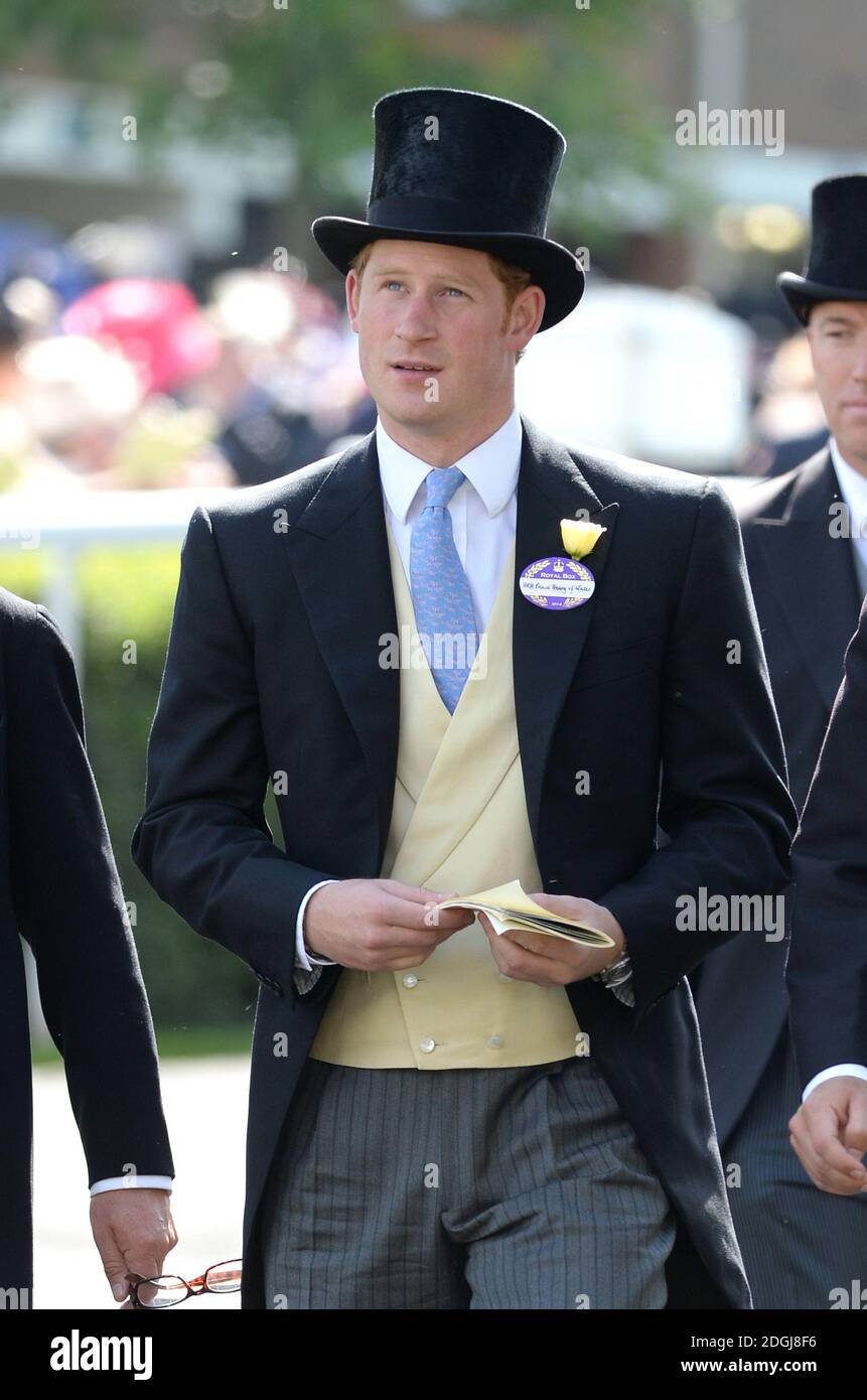 Prince Harry during the first day of Royal Ascot 2014, Ascot Racecourse ...