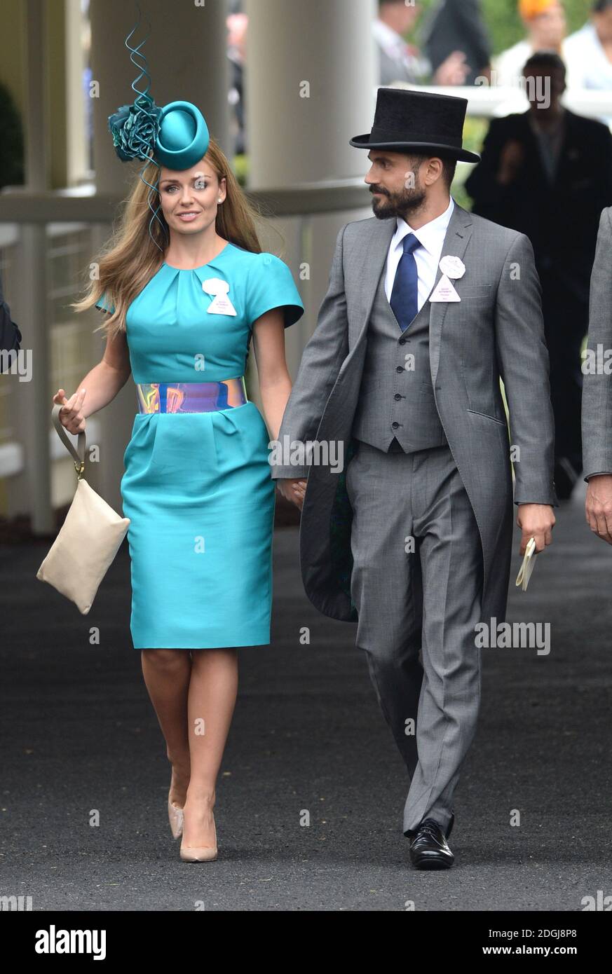 Katherine Jenkins and Andrew Levitas at Ladies Day, Royal Ascot 2014 ...
