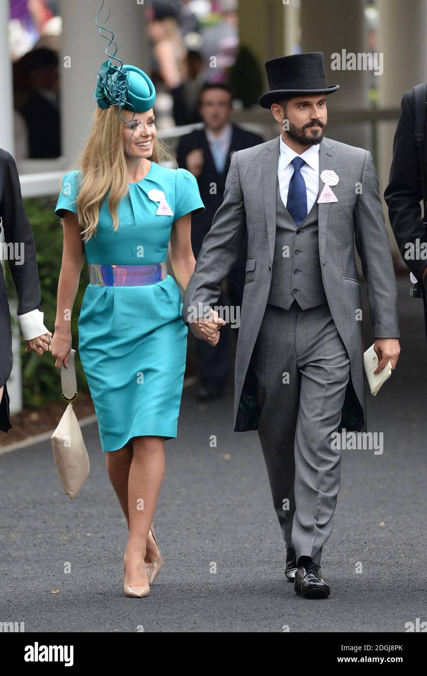 Katherine Jenkins and Andrew Levitas at Ladies Day, Royal Ascot 2014 ...