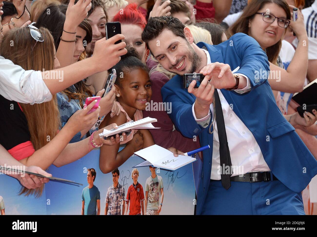 Blake Harrison arriving at The Inbetweeners 2 World Premiere, Vue ...