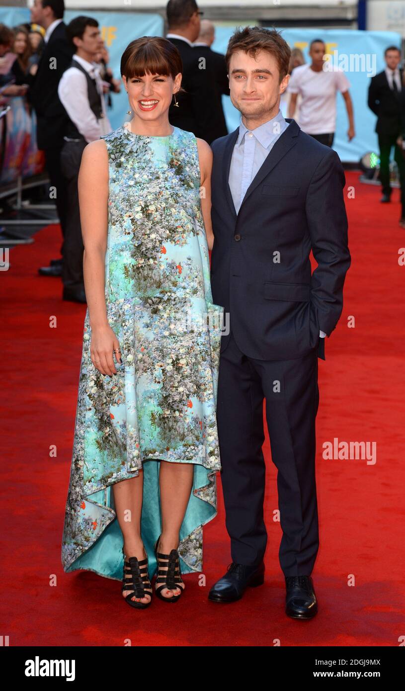 Daniel Radcliffe and Jemima Rooper arriving at the UK Premiere of What ...