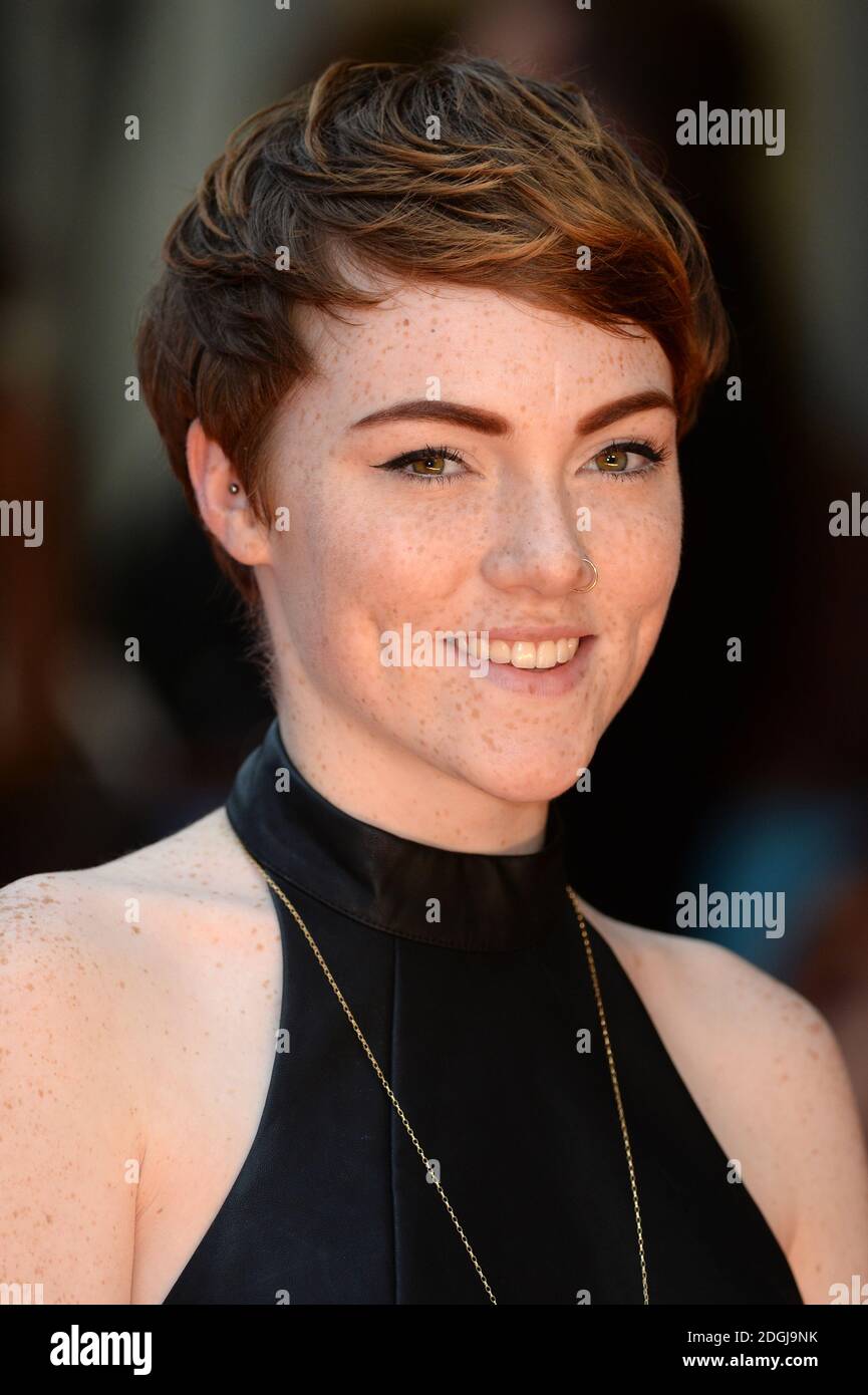 Chloe Howl arriving at the UK Premiere of What If, Odeon West End ...