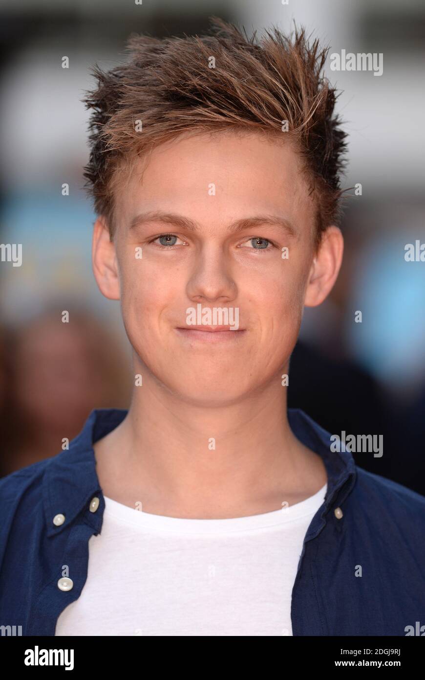 Caspar Lee arriving at the UK Premiere of What If, Odeon West End ...