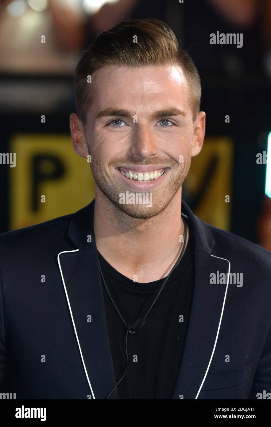 Christopher Hall leaves the house at The Big Brother Final, Elstree ...