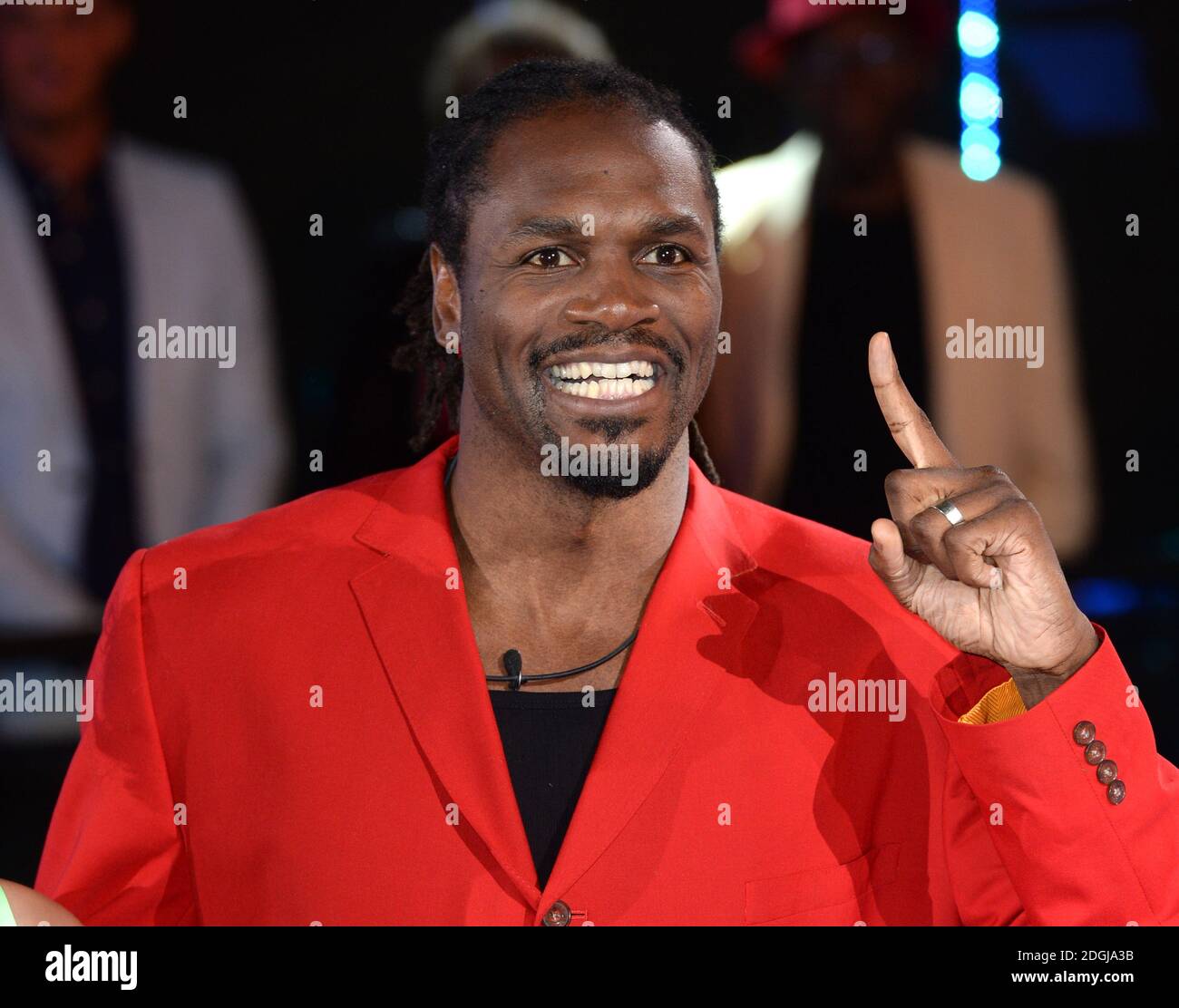 Audley Harrison arriving at The Celebrity Big Brother 2014 House ...