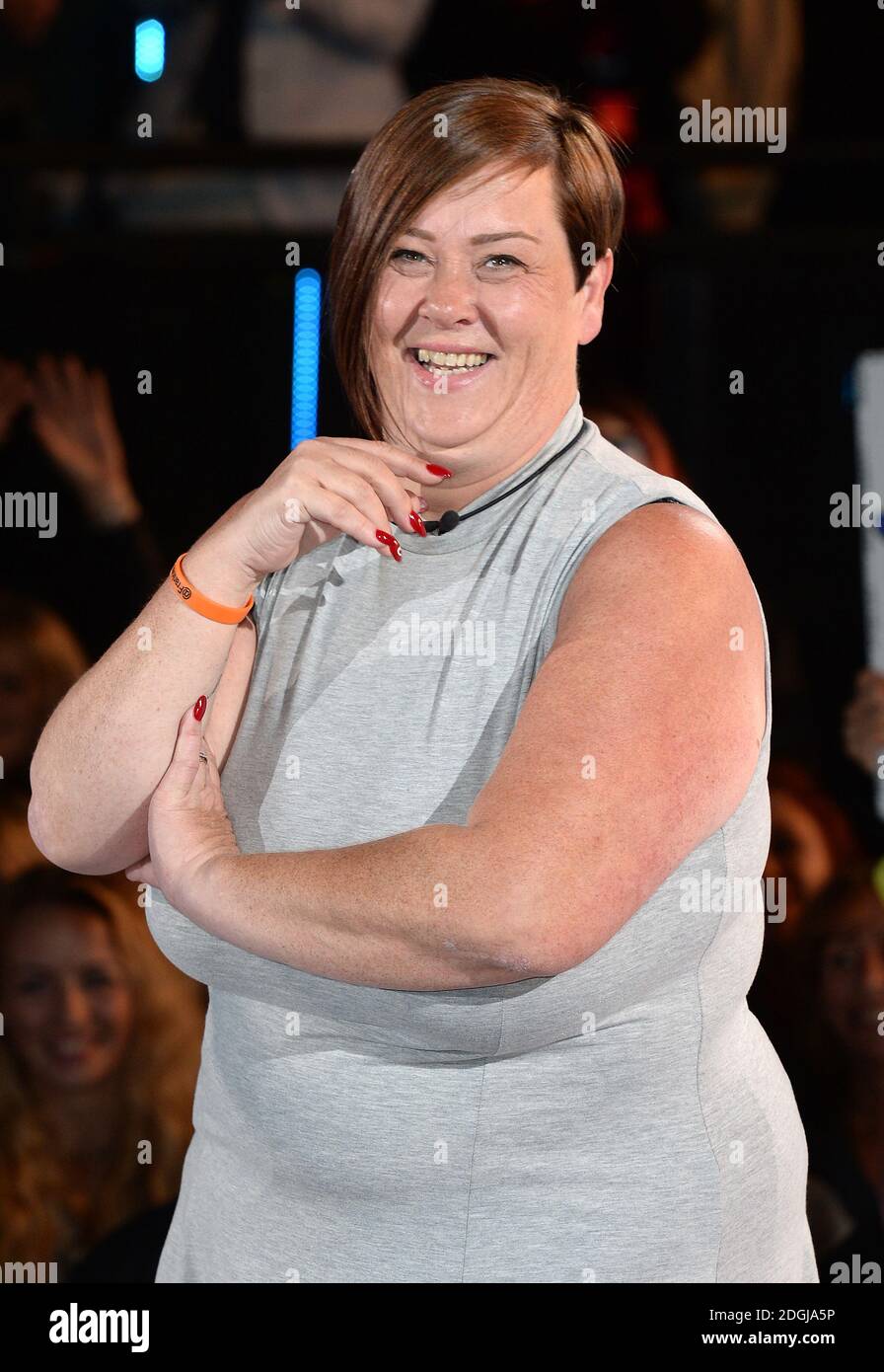 Deirdre Kelly aka White Dee arriving at The Celebrity Big Brother 2014 ...