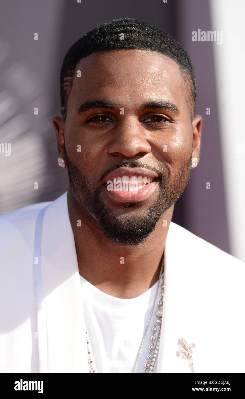 Jason Derulo arriving at the MTV Video Music Awards 2014, The Forum ...