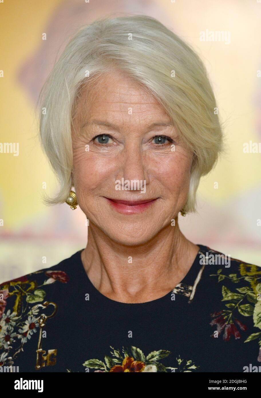 Dame Helen Mirren attending The 100 Foot Journey Photocall, at Le ...