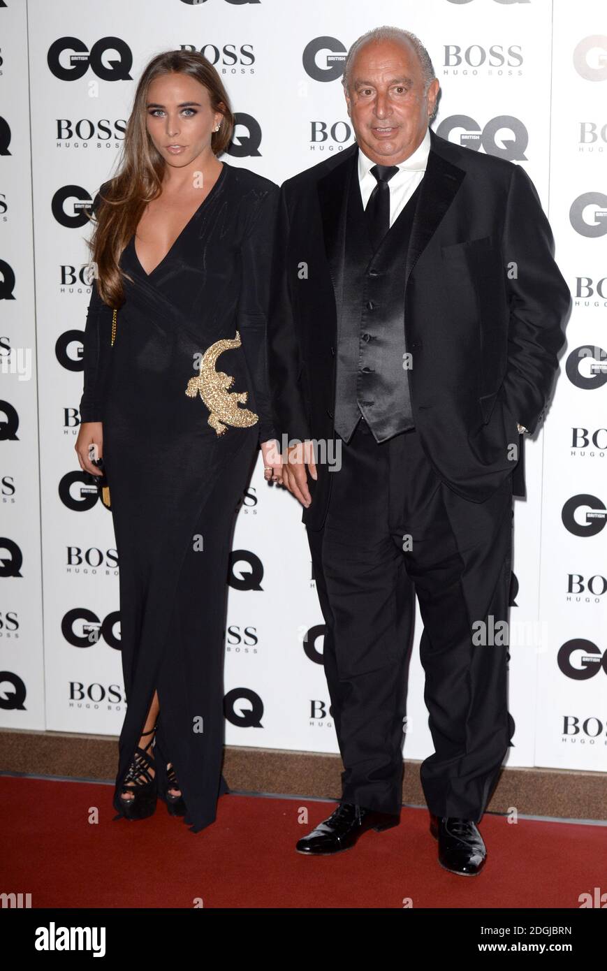 Chloe Green and Sir Philip Green arriving at the GQ Men of the Year ...