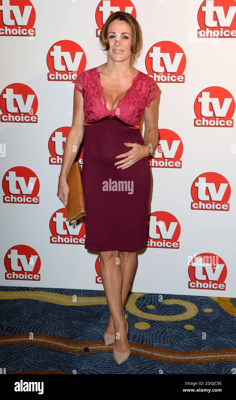 Natalie Pinkham arriving at the 2014 TV Choice Awards, The Park Lane ...