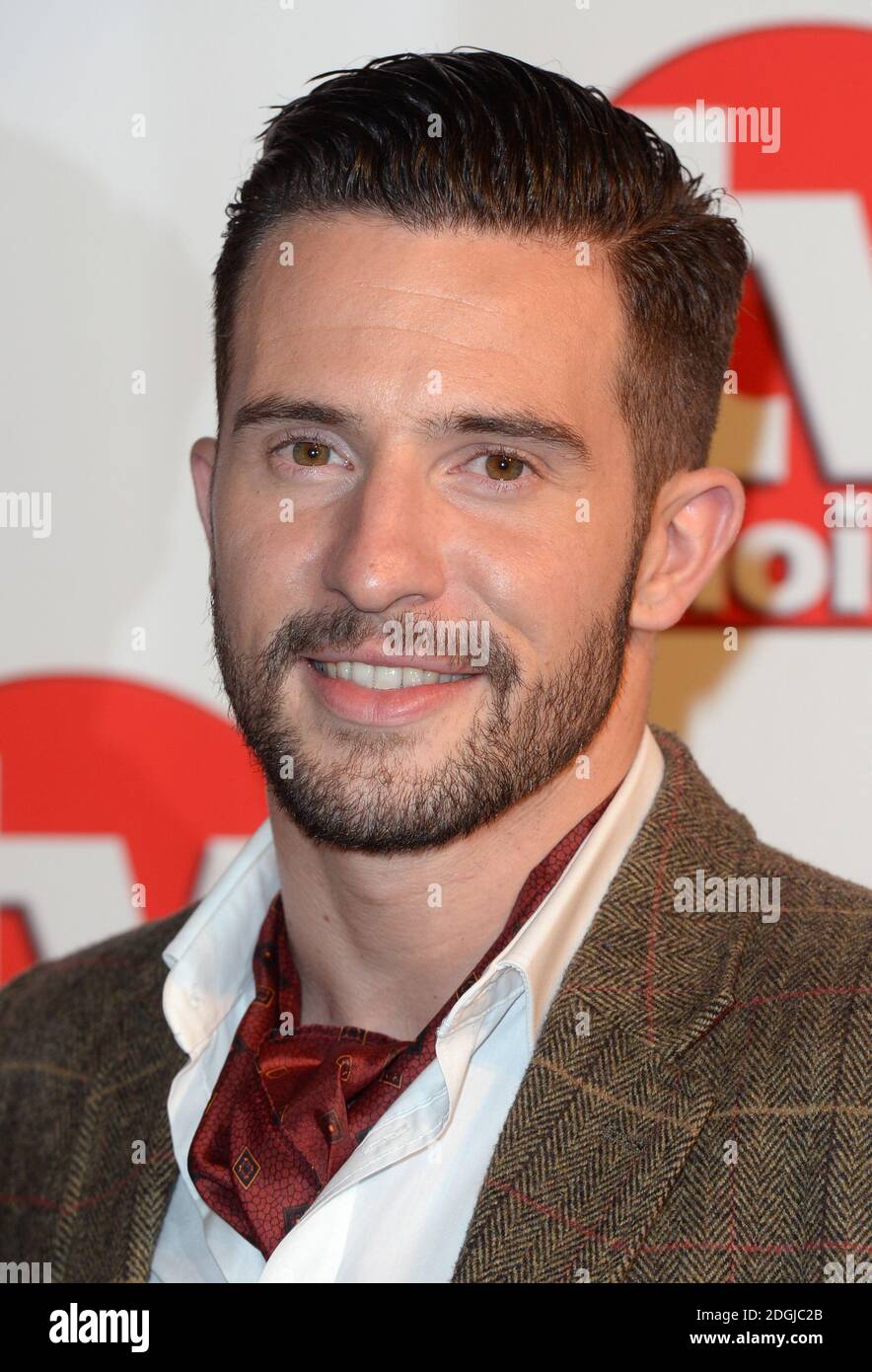 Michael Parr arriving at the 2014 TV Choice Awards, The Park Lane ...