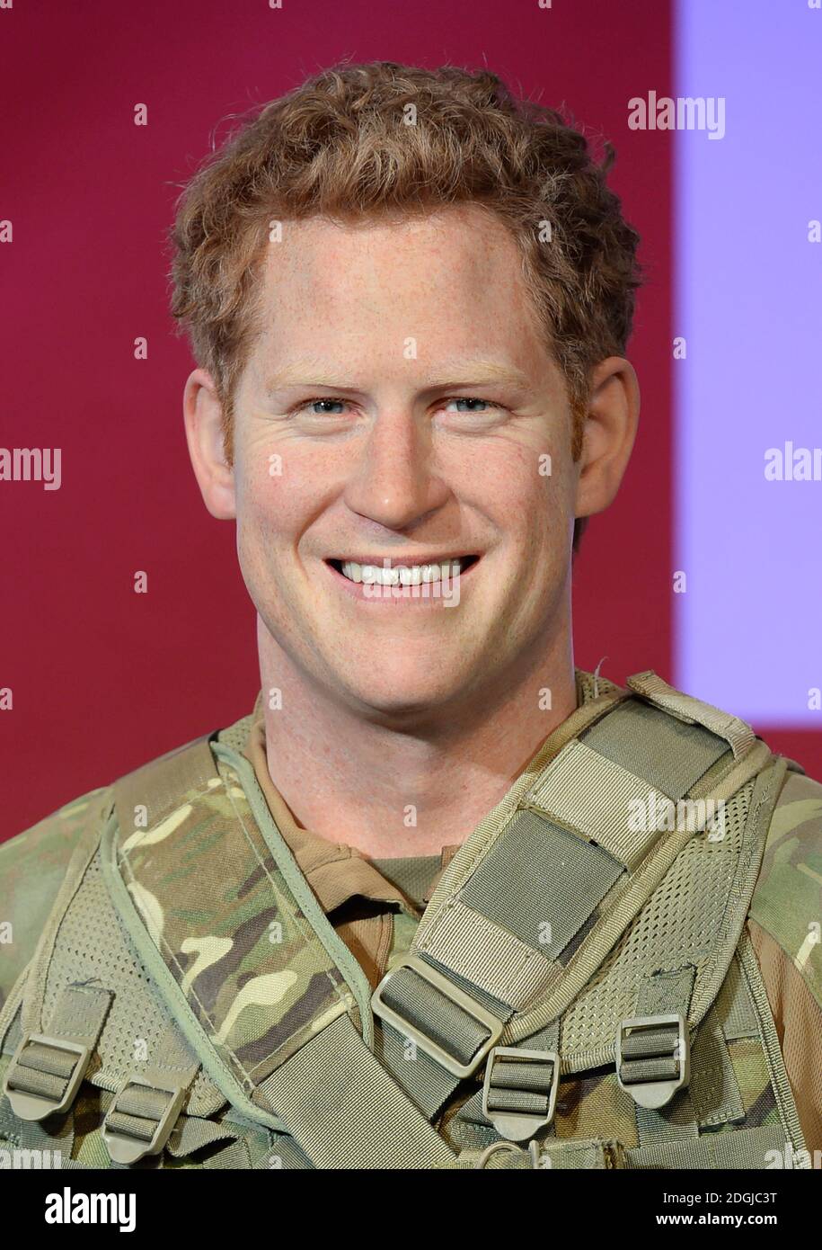 The new Prince Harry Waxwork is revealed at Madame Tussauds, London to ...
