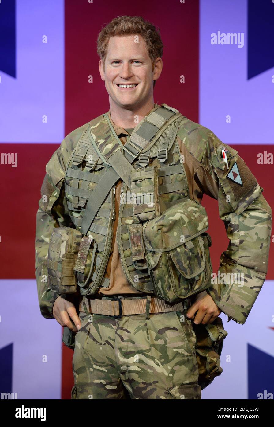 The new Prince Harry Waxwork is revealed at Madame Tussauds, London to ...