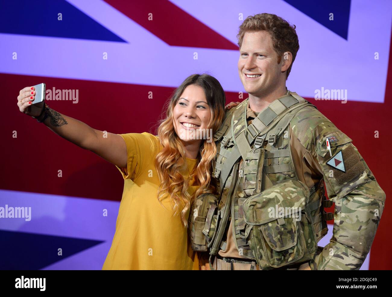 The new Prince Harry Waxwork is revealed at Madame Tussauds, London to ...