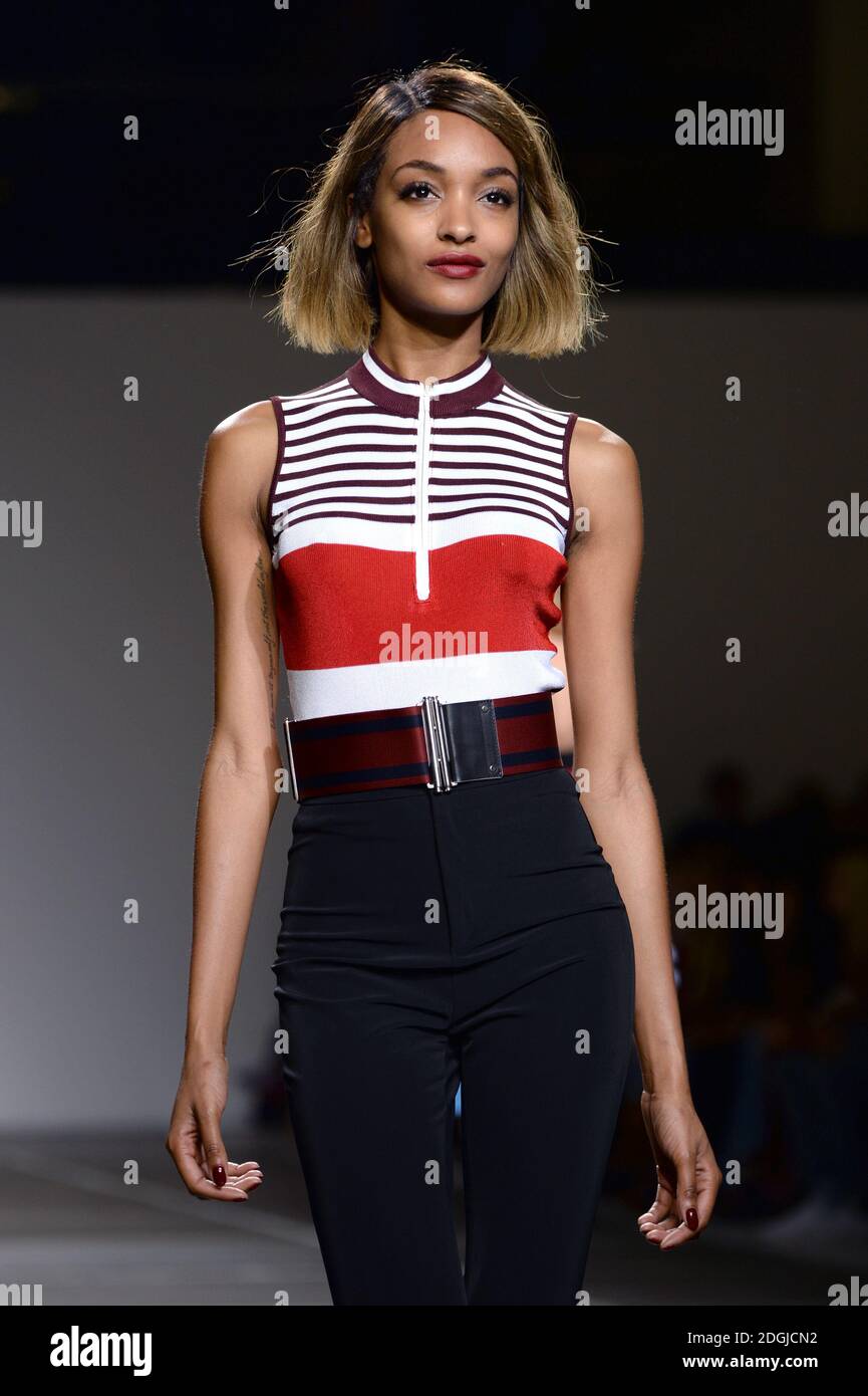 Jourdan Dunn models at the Unique Catwalk Show, part of London Fashion ...