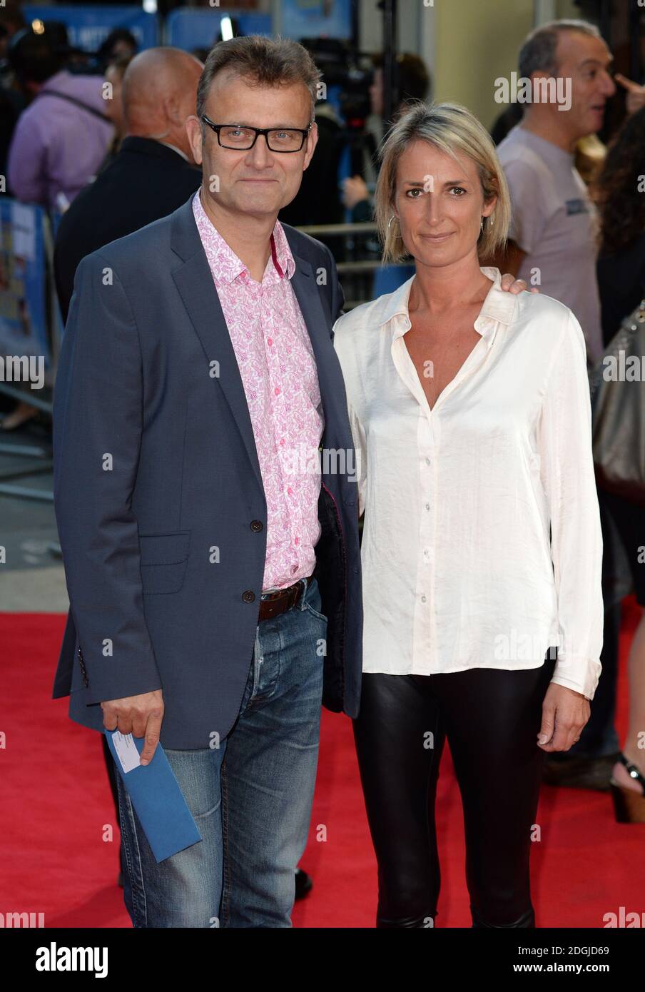 Kate Abbott-Anderson and Hugh Dennis arriving at the Premiere of What ...