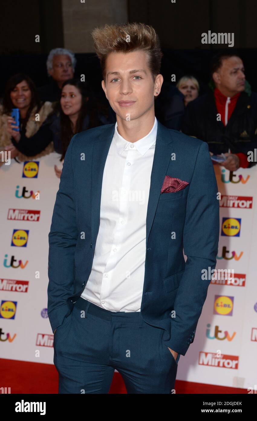 James McVey of The Vamps arriving at the Pride of Britain Awards 2014 ...