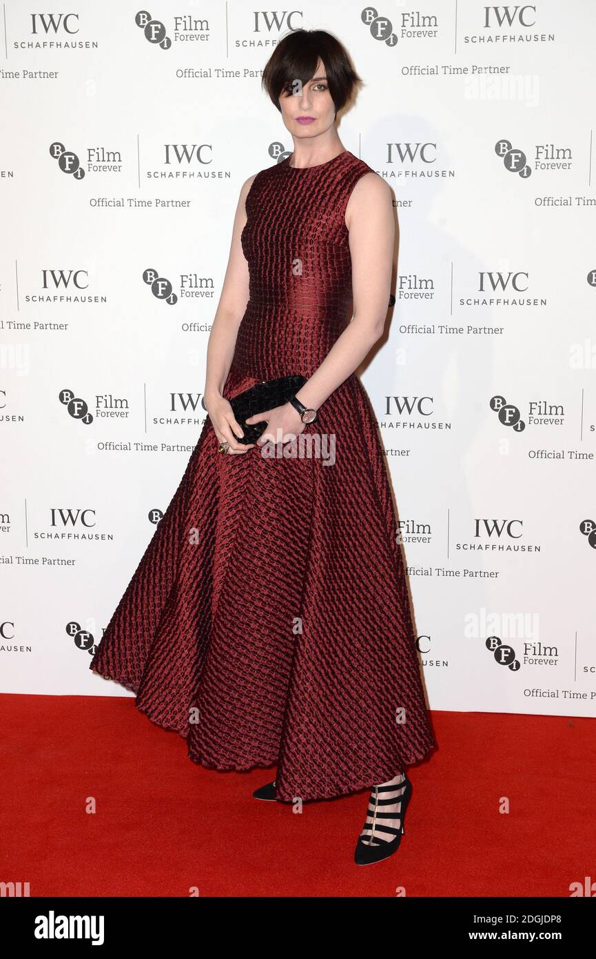 Erin O'Connor attending the IWC Gala in honour of the British Film ...