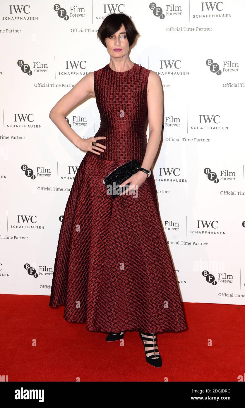 Erin O'Connor attending the IWC Gala in honour of the British Film ...