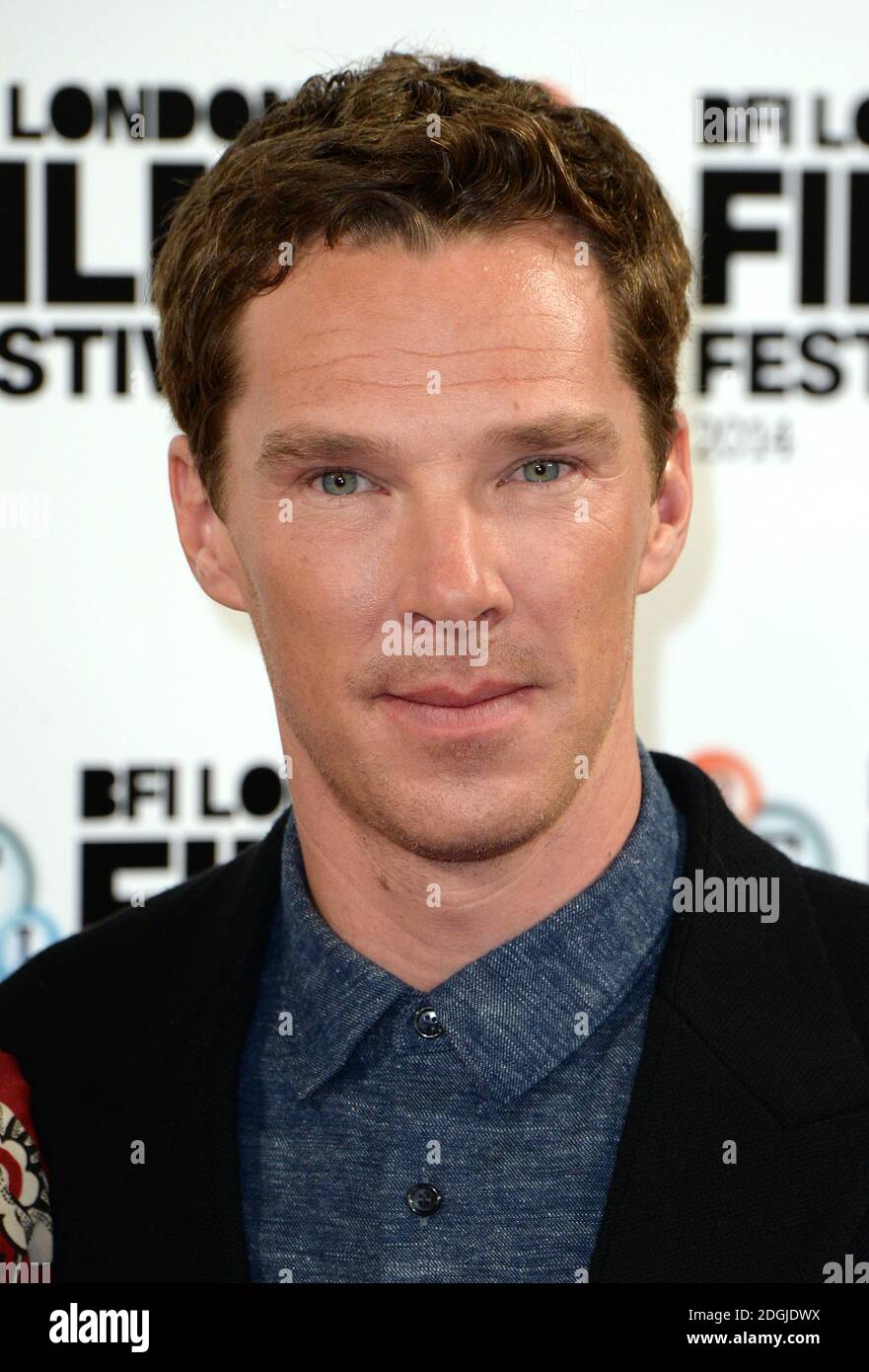 Benedict Cumberbatch attending the photocall for The Imitation Game ...
