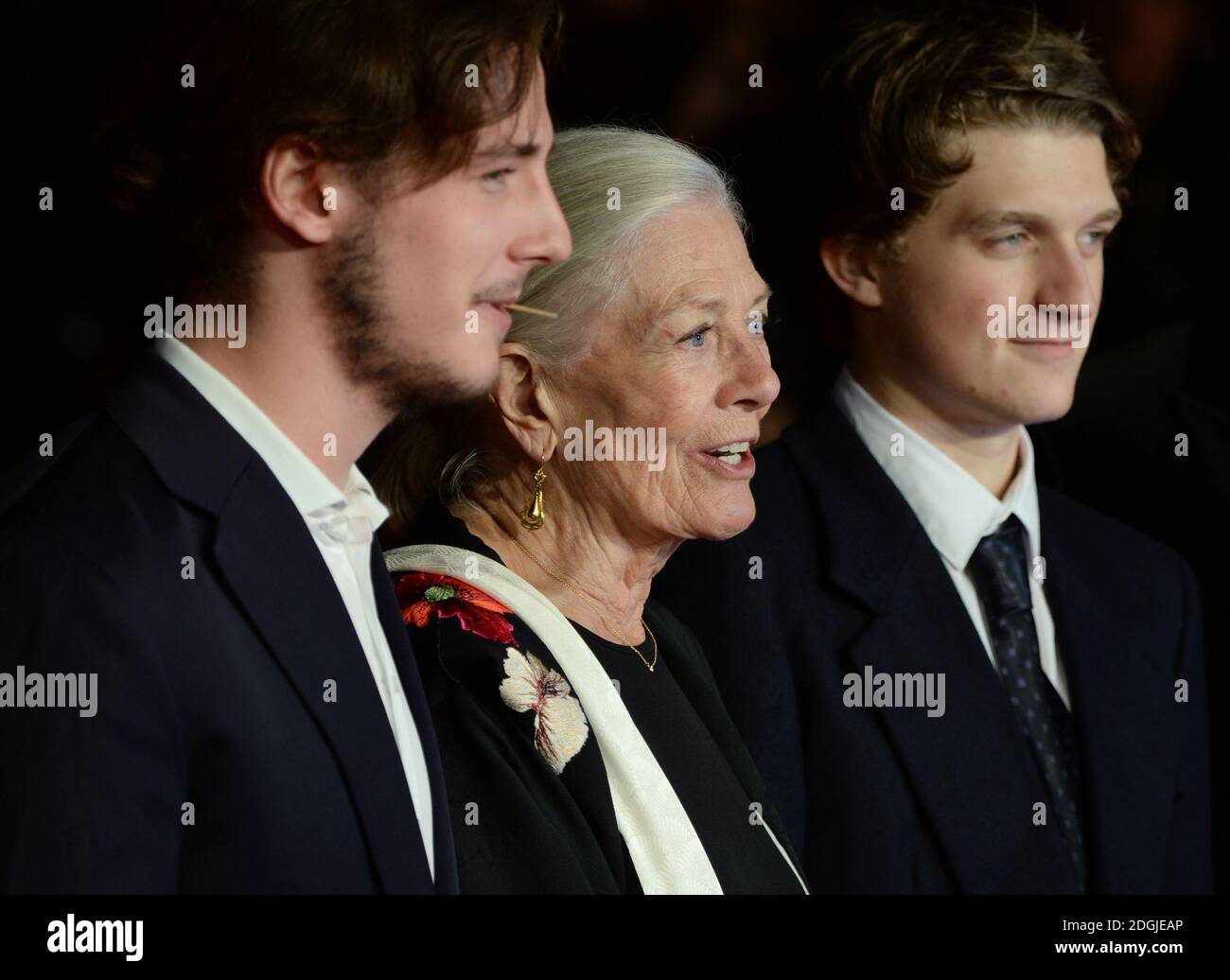 Vanessa Redgrave and her Grandsons attending the Foxcatcher Gala ...