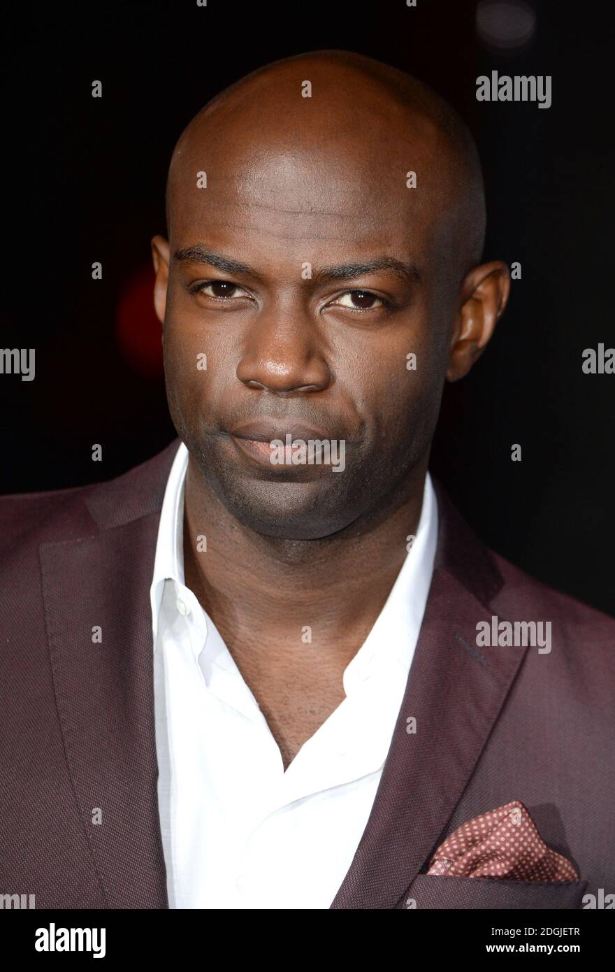 David Gyasi arriving at the European Premiere of Interstellar held at ...