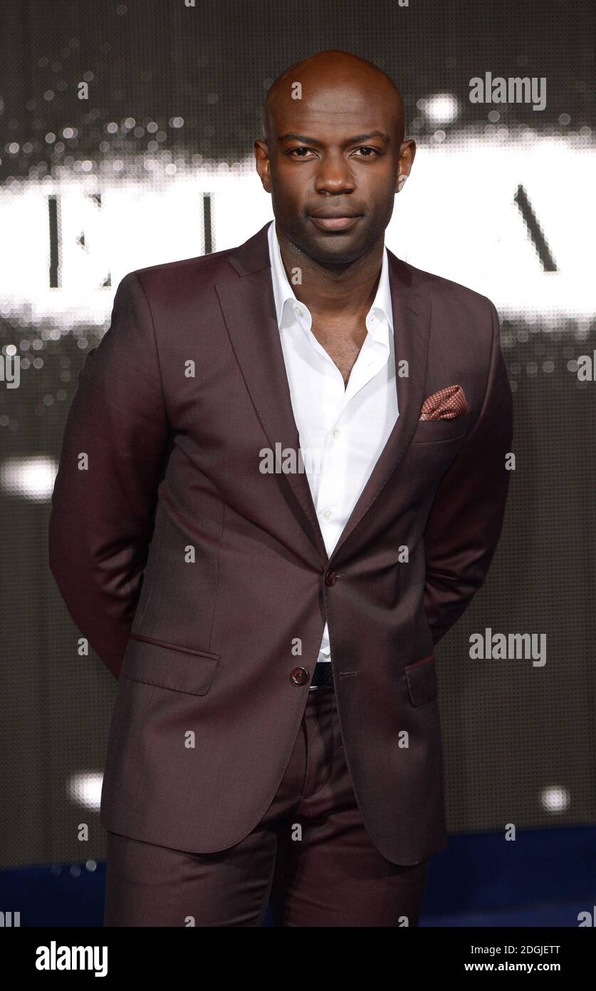 David Gyasi arriving at the European Premiere of Interstellar held at ...