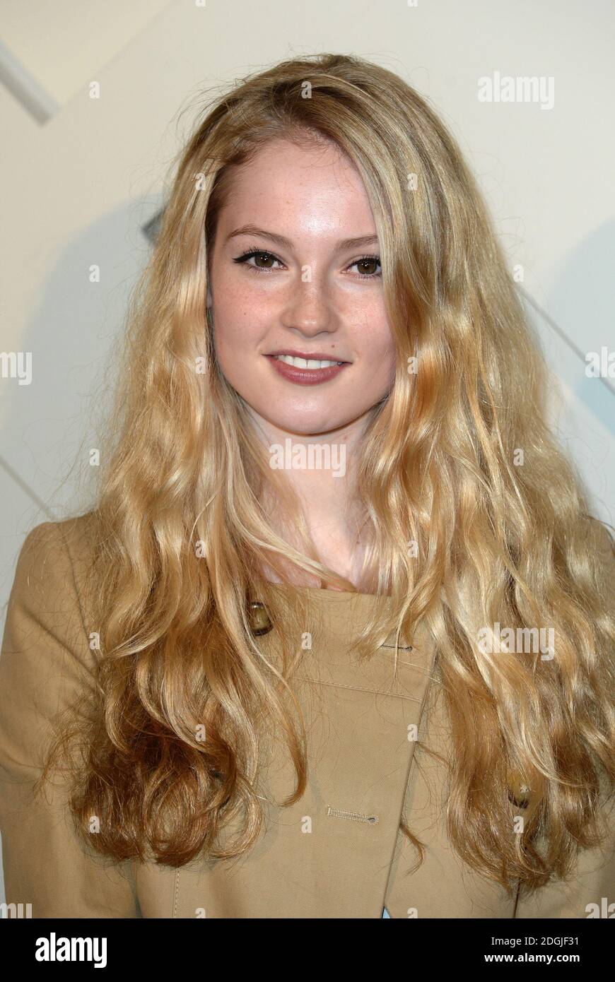 Hannah Dodd arriving at the 2014 Burberry Festive Campaign Launch ...