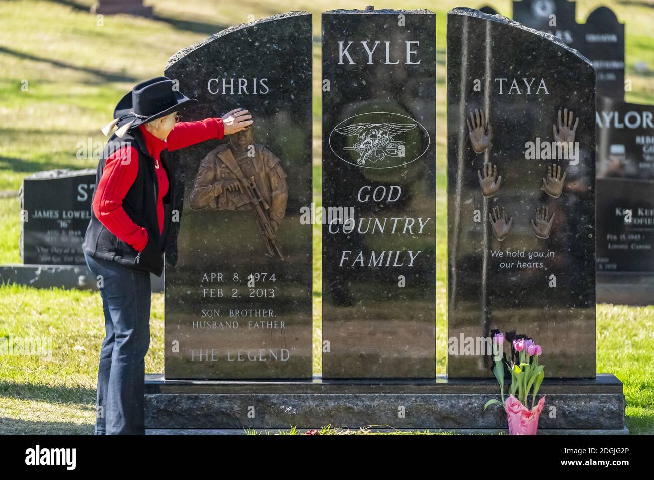 Tomb Of Chris Kyle, American Sniper Stock Photo - Alamy