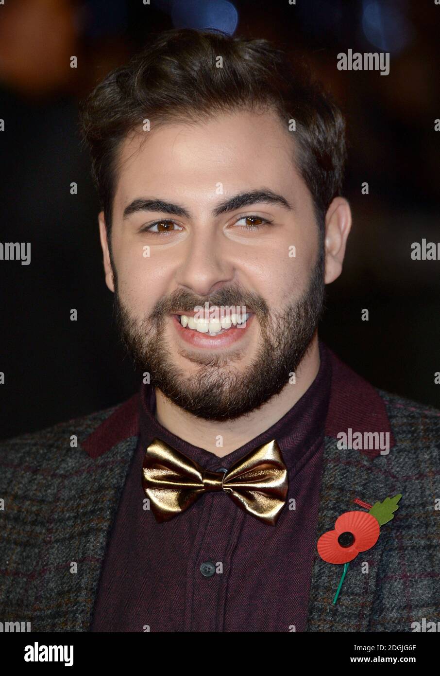 X Factor contestant Andrea Faustini attending The Hunger Games ...