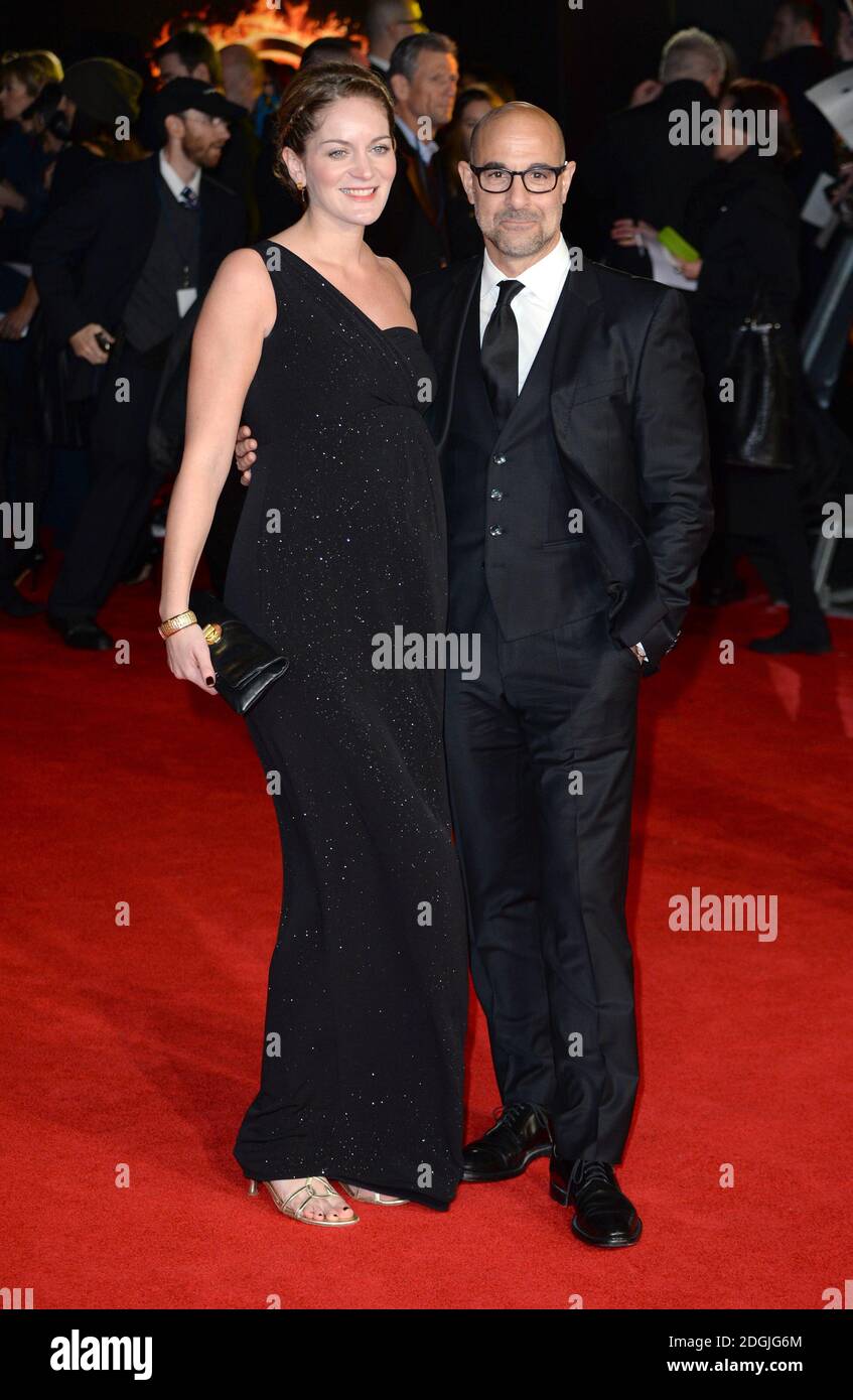 Stanley Tucci attending The Hunger Games: Mockingjay Part 1 Premiere ...