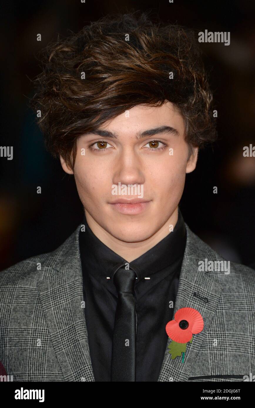 George Shelley from Union J attending The Hunger Games: Mockingjay Part ...